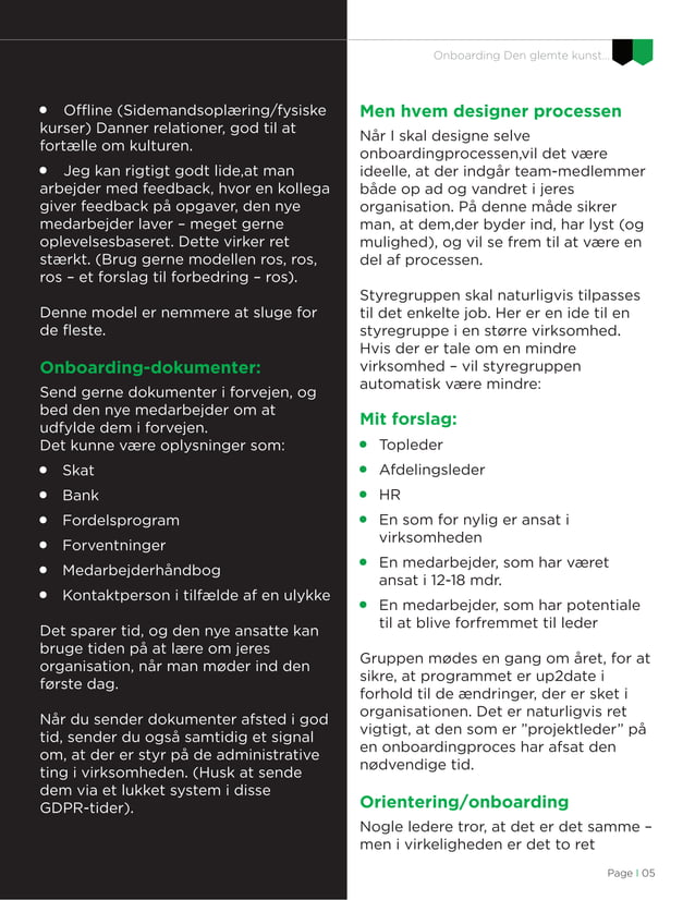 Onboarding e-bog | PDF