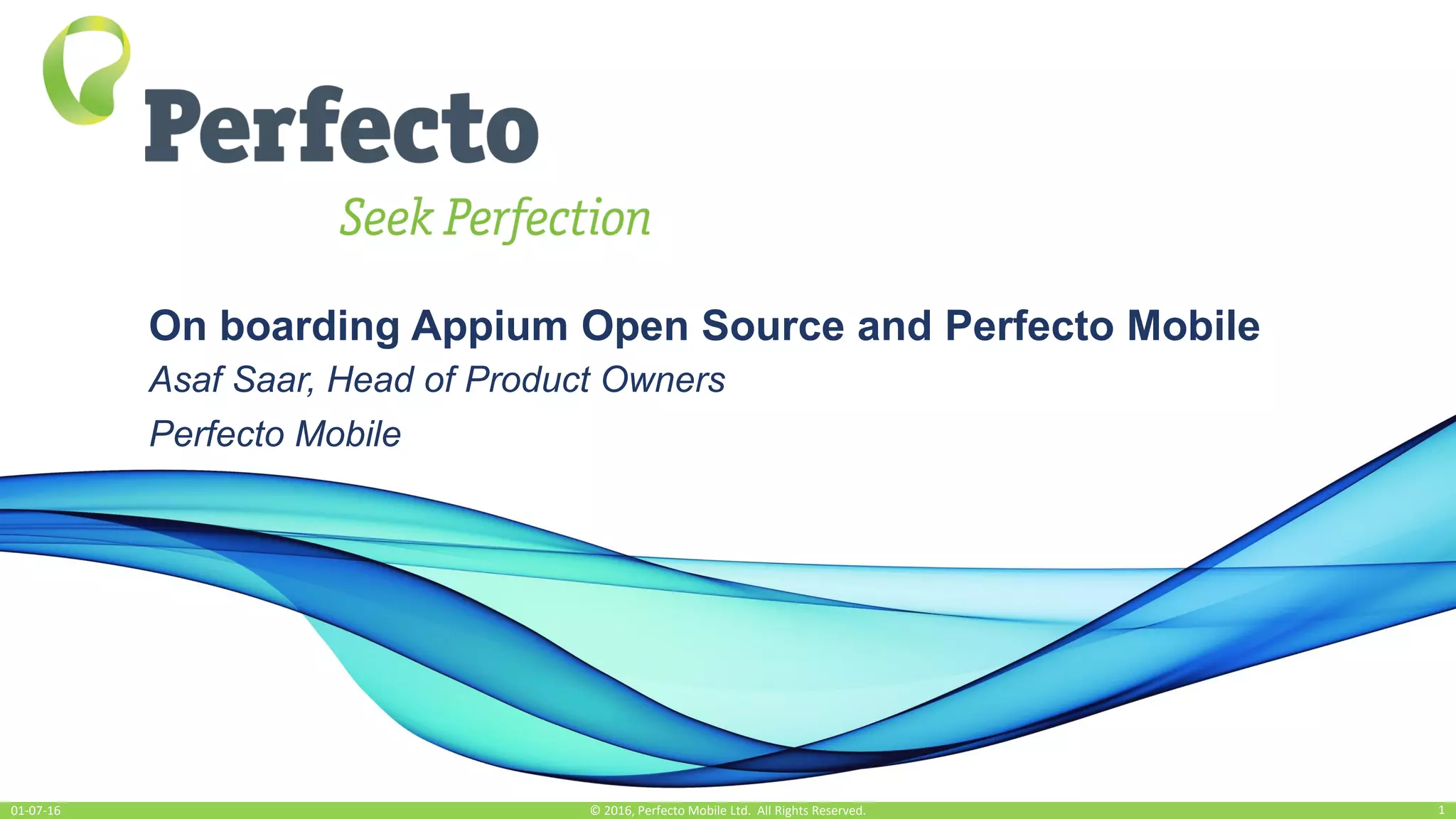 On boarding Appium Open Source | PDF | Operating Systems | Computer Software and Applications