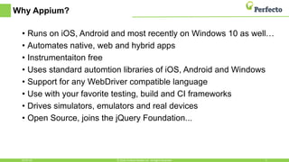 On boarding Appium Open Source | PDF | Operating Systems | Computer Software and Applications