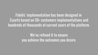 Fidelis Implementation | PPT