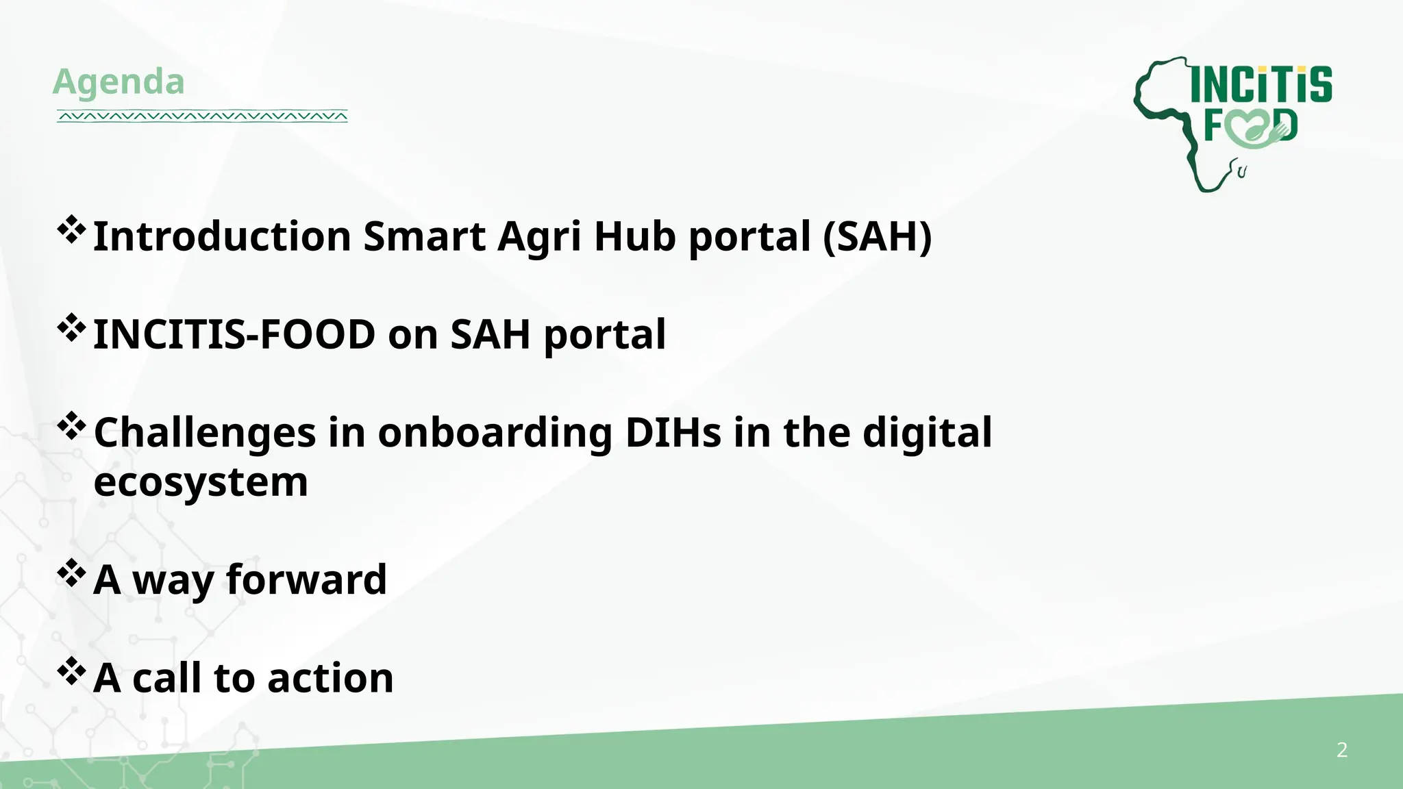 Onboarding Digital Innovation Hubs (DIHs) for INCiTiS-FOOD Living Labs ...