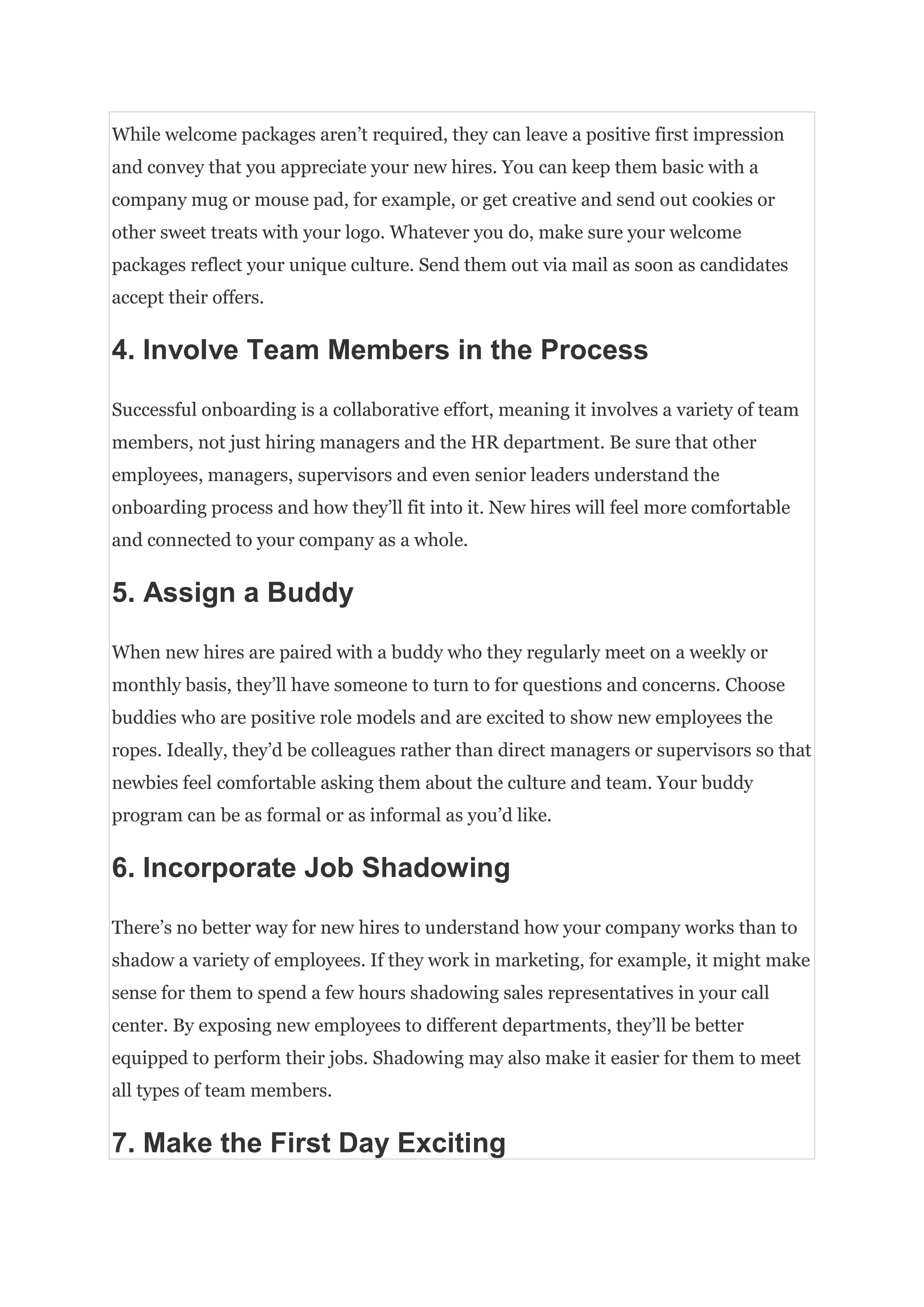 Onboarding Best Practices, Preboard New Hires, Get Paperwork Done ASAP ...
