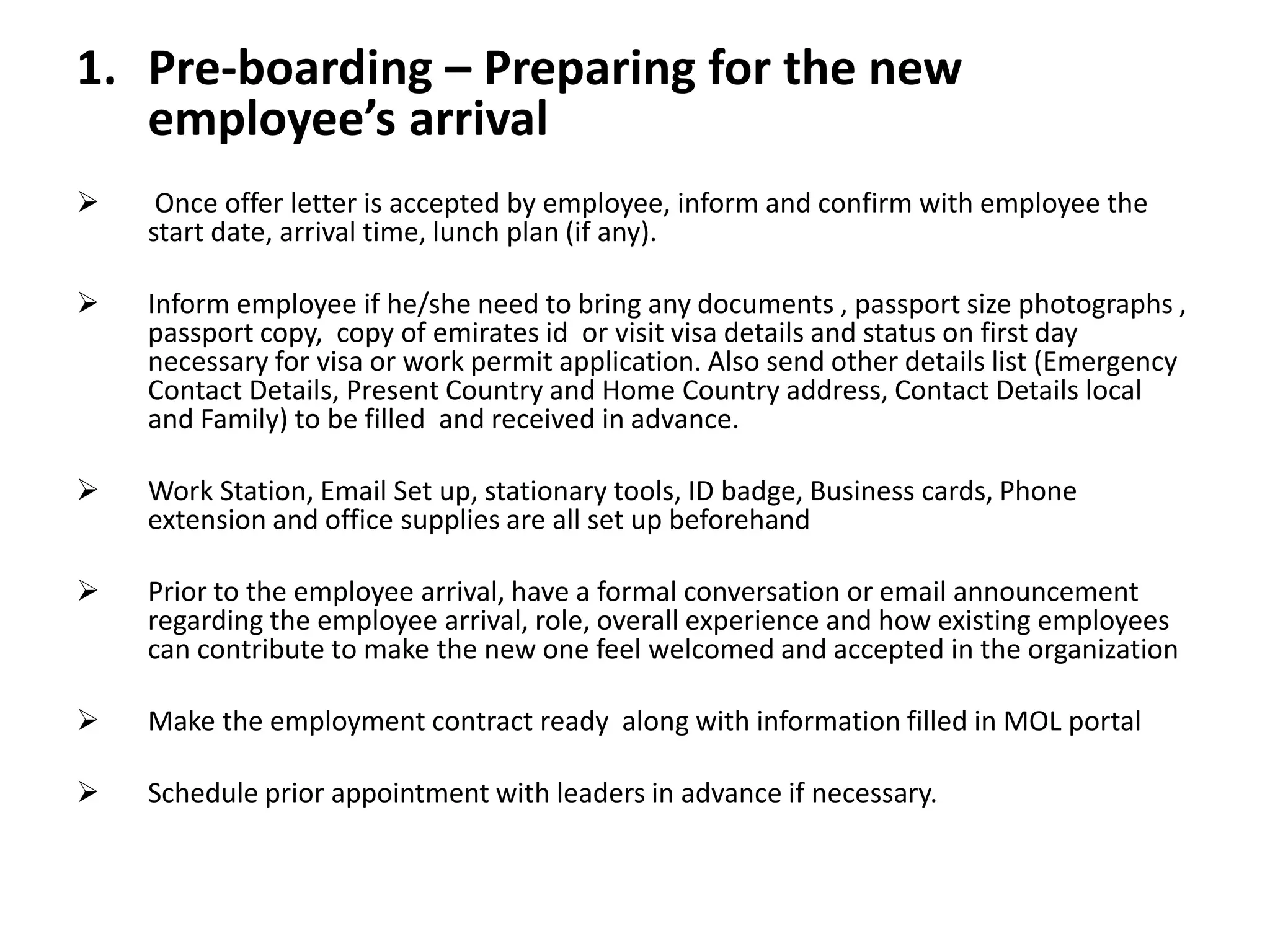 Onboarding of new hire | PPTX