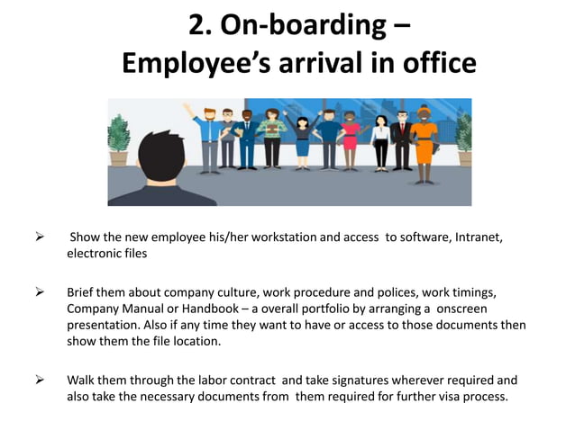 Onboarding of new hire | PPTX
