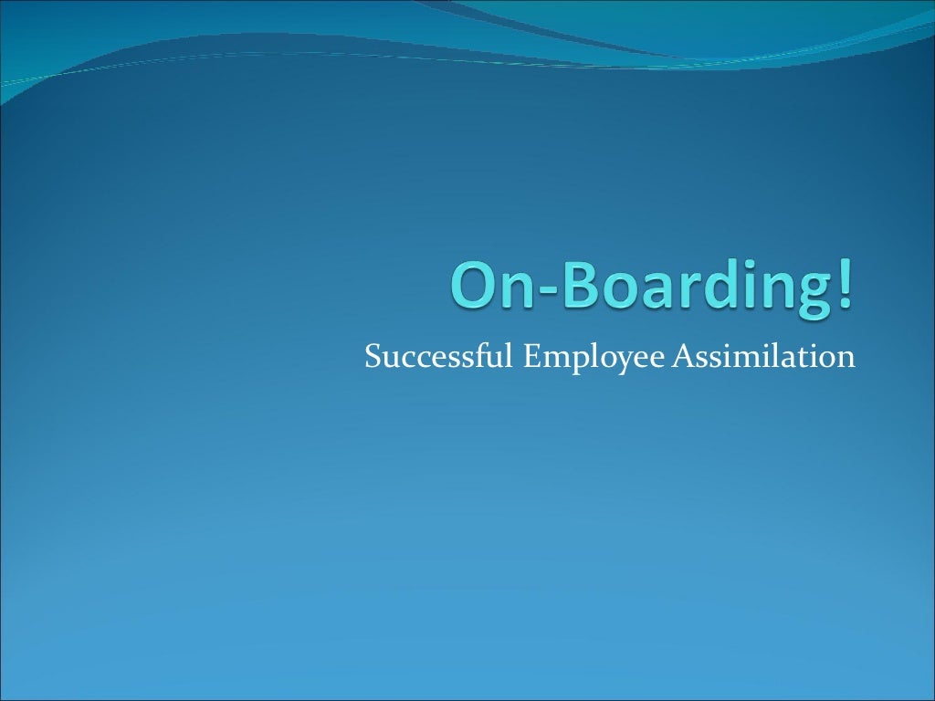 Onboarding Powerpoint Examples