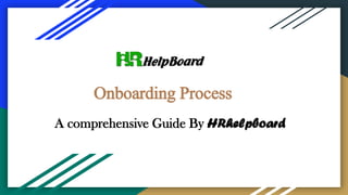Onboarding Process | PPTX