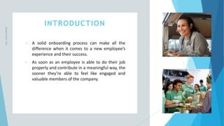 Onboarding Process for recruitment in IT industry | PPT