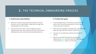 Onboarding Process for recruitment in IT industry | PPT