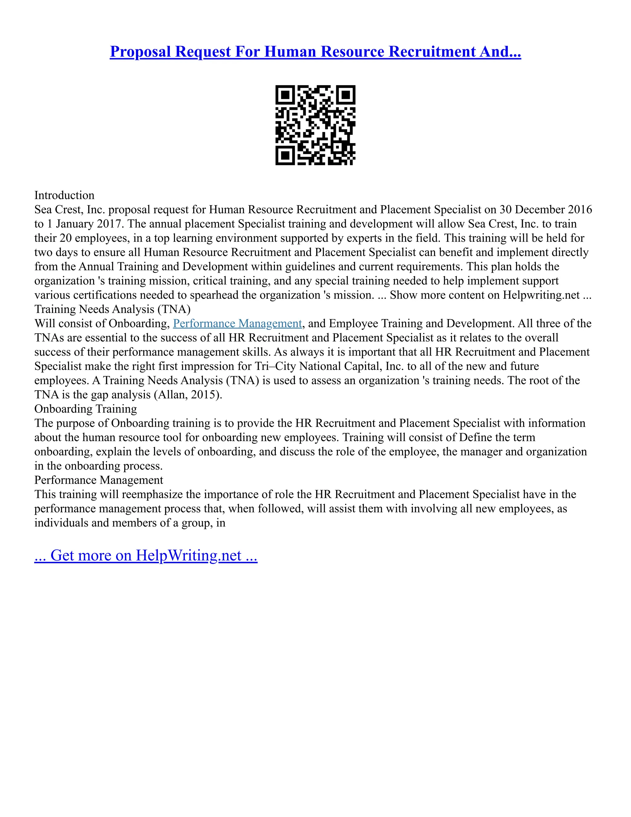 Onboarding Process Paper | PDF