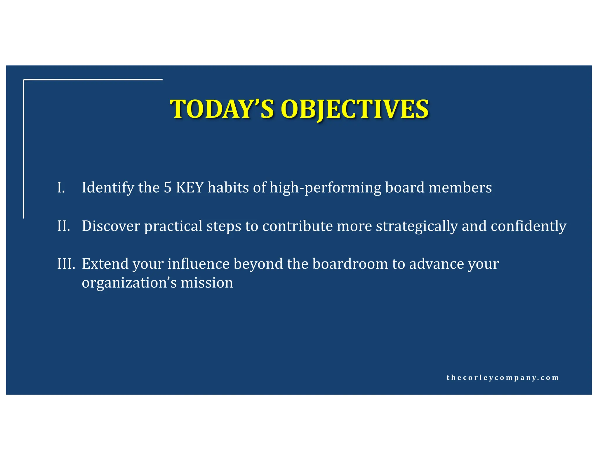 Five Habits of High-Impact Board Members | PDF