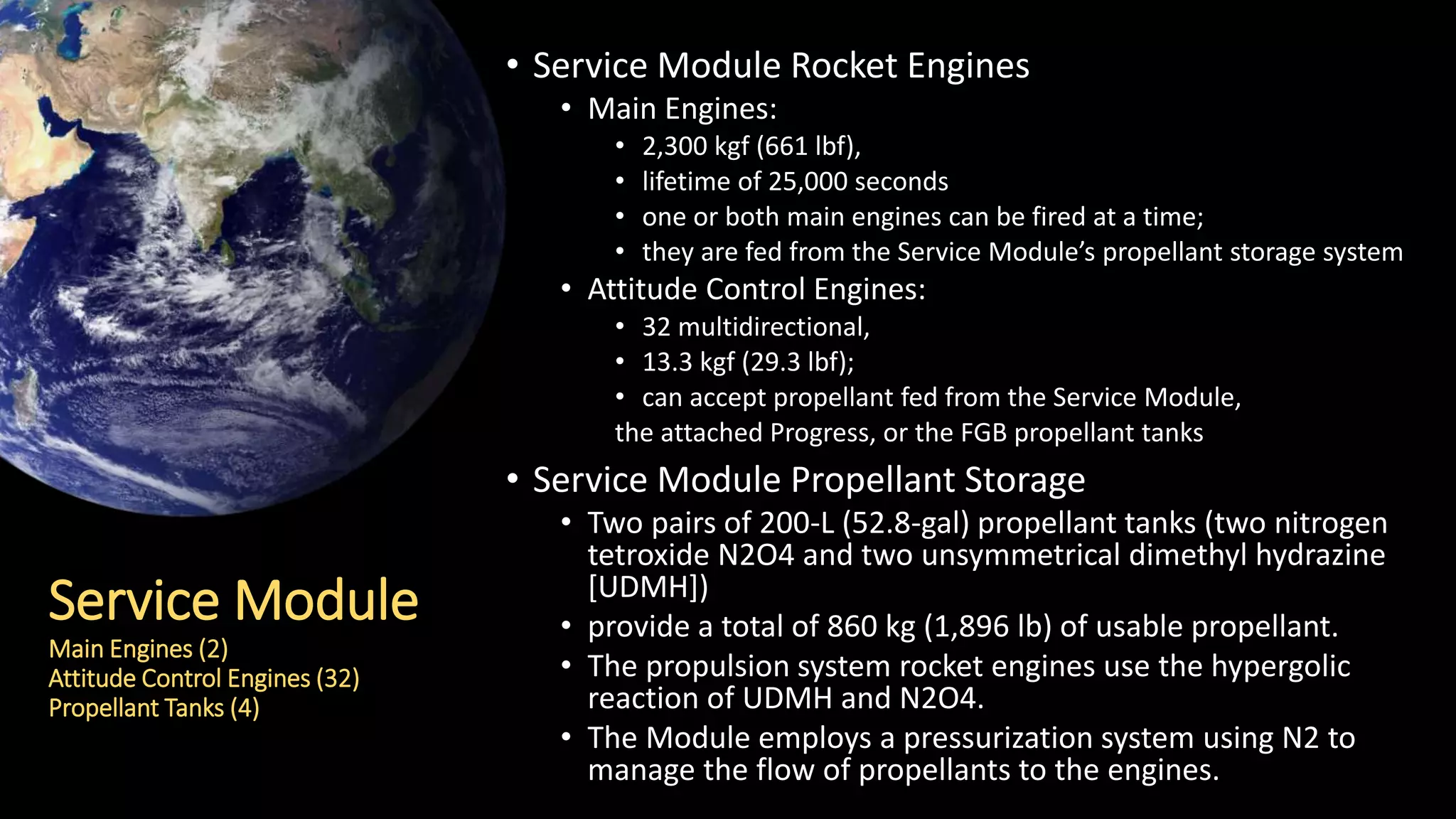 On board propulsion system of International Space Station | PPTX