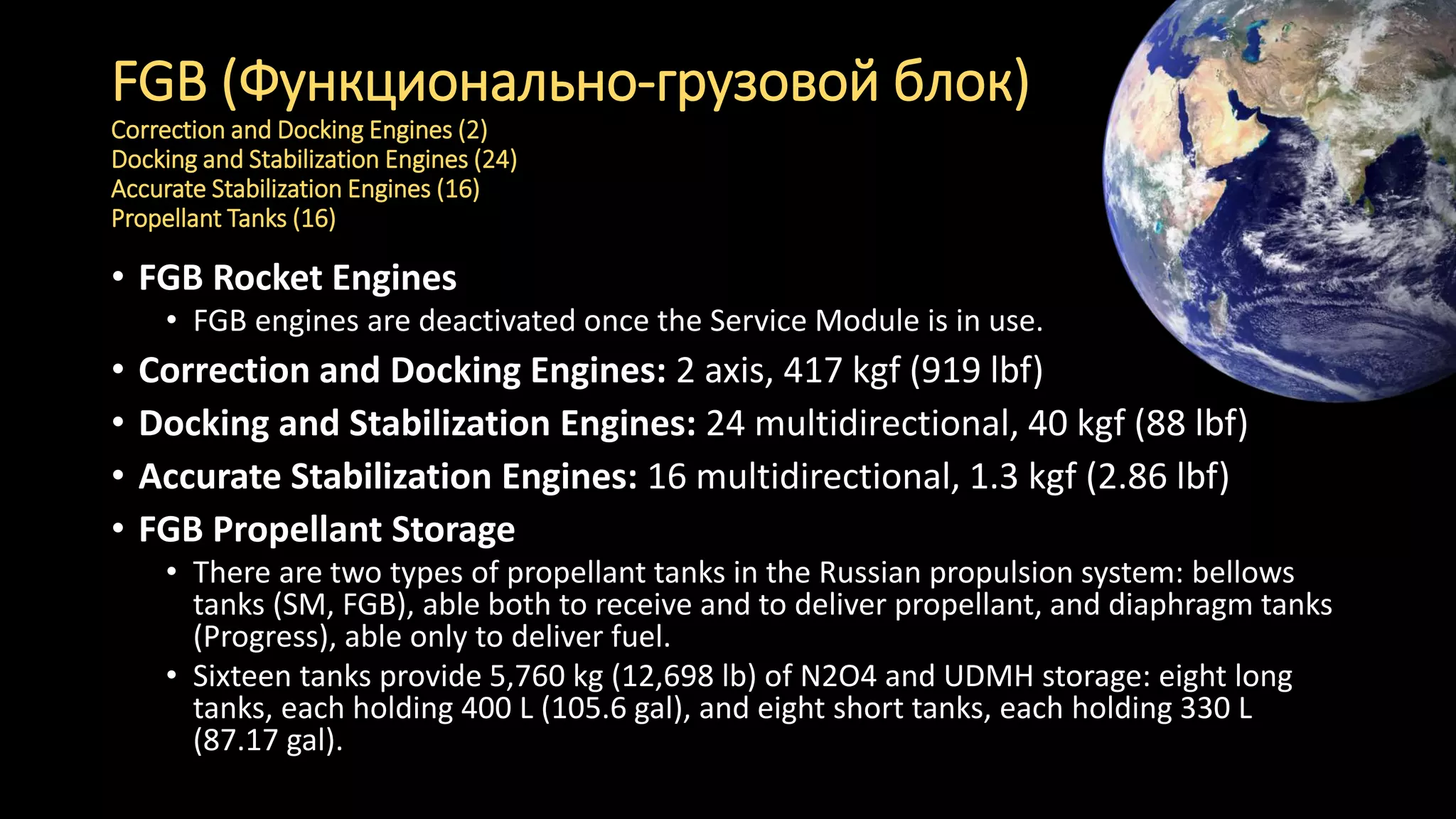On board propulsion system of International Space Station | PPTX