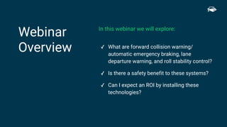 Webinar: Effectiveness and Cost Benefits of Crash Prevention Technologies | PDF