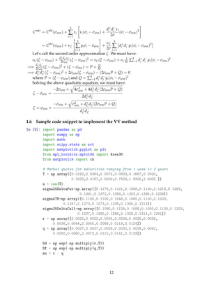 On building FX Volatility surface - The Vanna Volga method | PDF