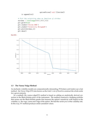 On building FX Volatility surface - The Vanna Volga method | PDF