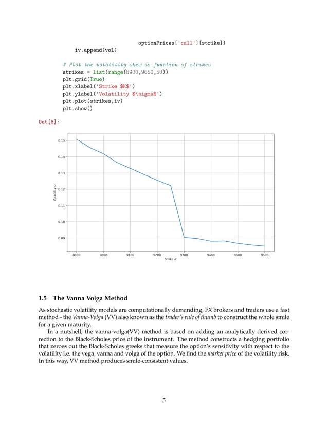 On building FX Volatility surface - The Vanna Volga method | PDF