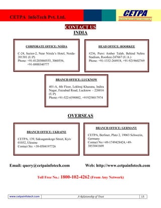 CETPA On-Campus Training Proposal for Different Colleges | PDF