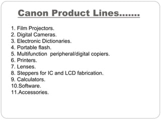 On canon | PPT