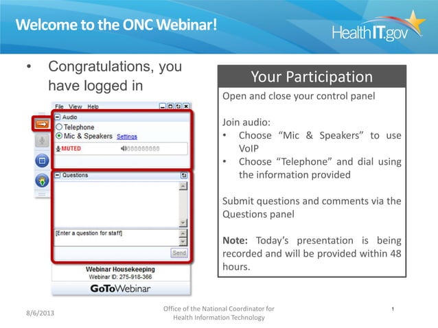 ONC – CMS Principles and Strategy for Accelerating Health Information ...