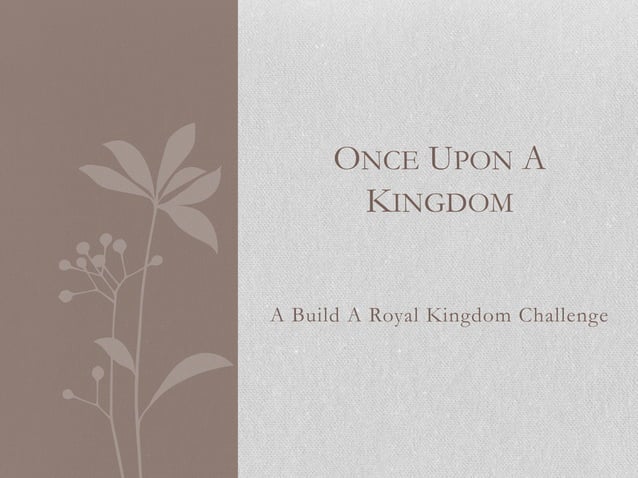 Once Upon A Kingdom: Chapter 4B | PPT