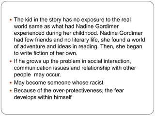 Once upon a time by Nadine Godimer | PPTX