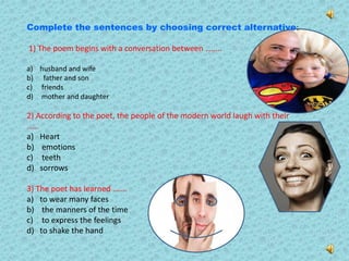 Poem 1 Once upon a time - Gabriel Okara | PPT