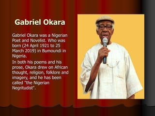 Once Upon a Time by Gabriel Okara | PPT