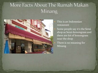 Once upon a time in kampong glam | PPTX