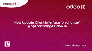 Onchange | PPT