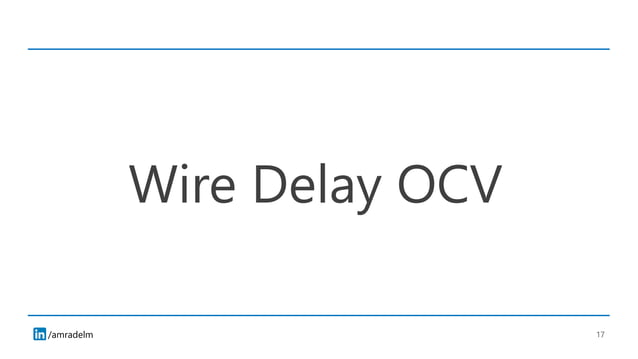 Vlsi Static Timing Analysis Timing Checks Part 5 On Chip Variation