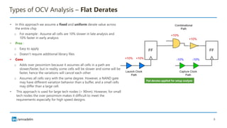VLSI Static Timing Analysis Timing Checks Part 5 - On Chip Variation | PDF