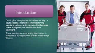 Onco-Emergency.pptx | Endocrine and Metabolic Diseases | Diseases and ...