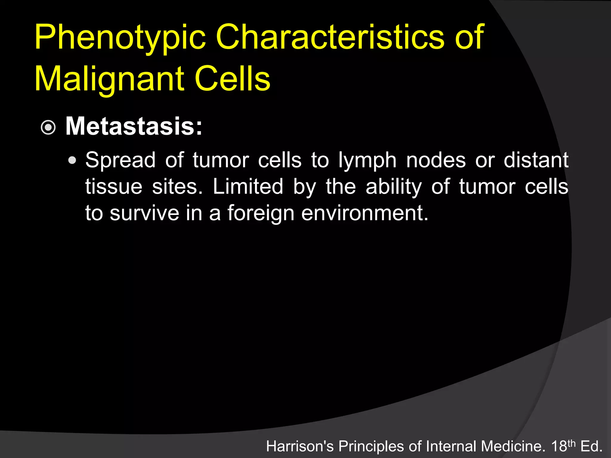 Approach to the Patient with Cancer | PPTX