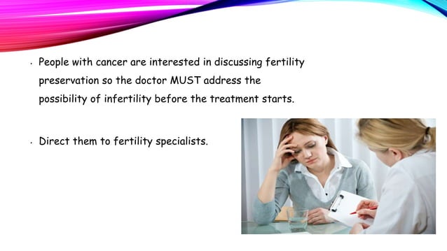 Oncofertility | PPTX | Infertility | Reproductive Health