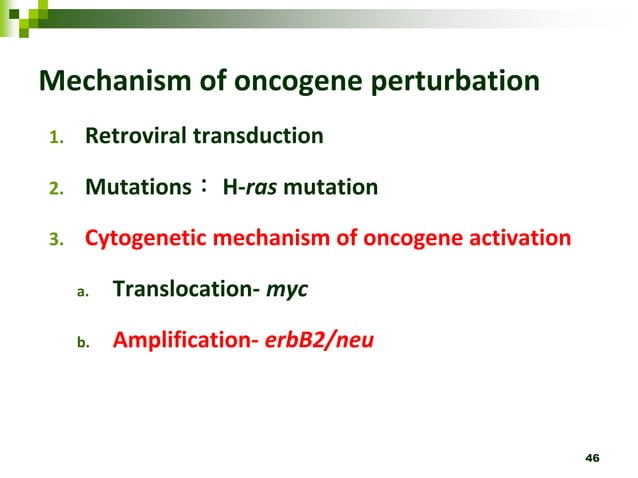 Oncogenes-basic science for students.pptx | Biological Sciences | Science