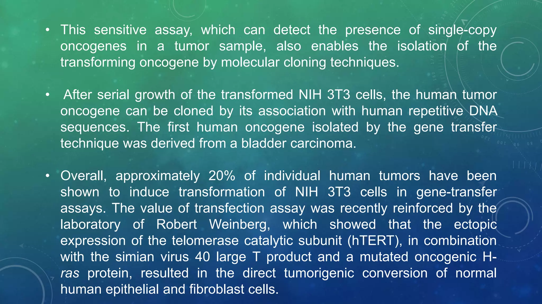 Identoification and Types of Oncogene | PPTX