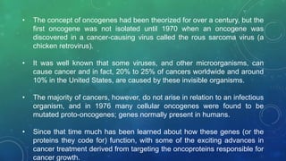 Identoification and Types of Oncogene | PPTX