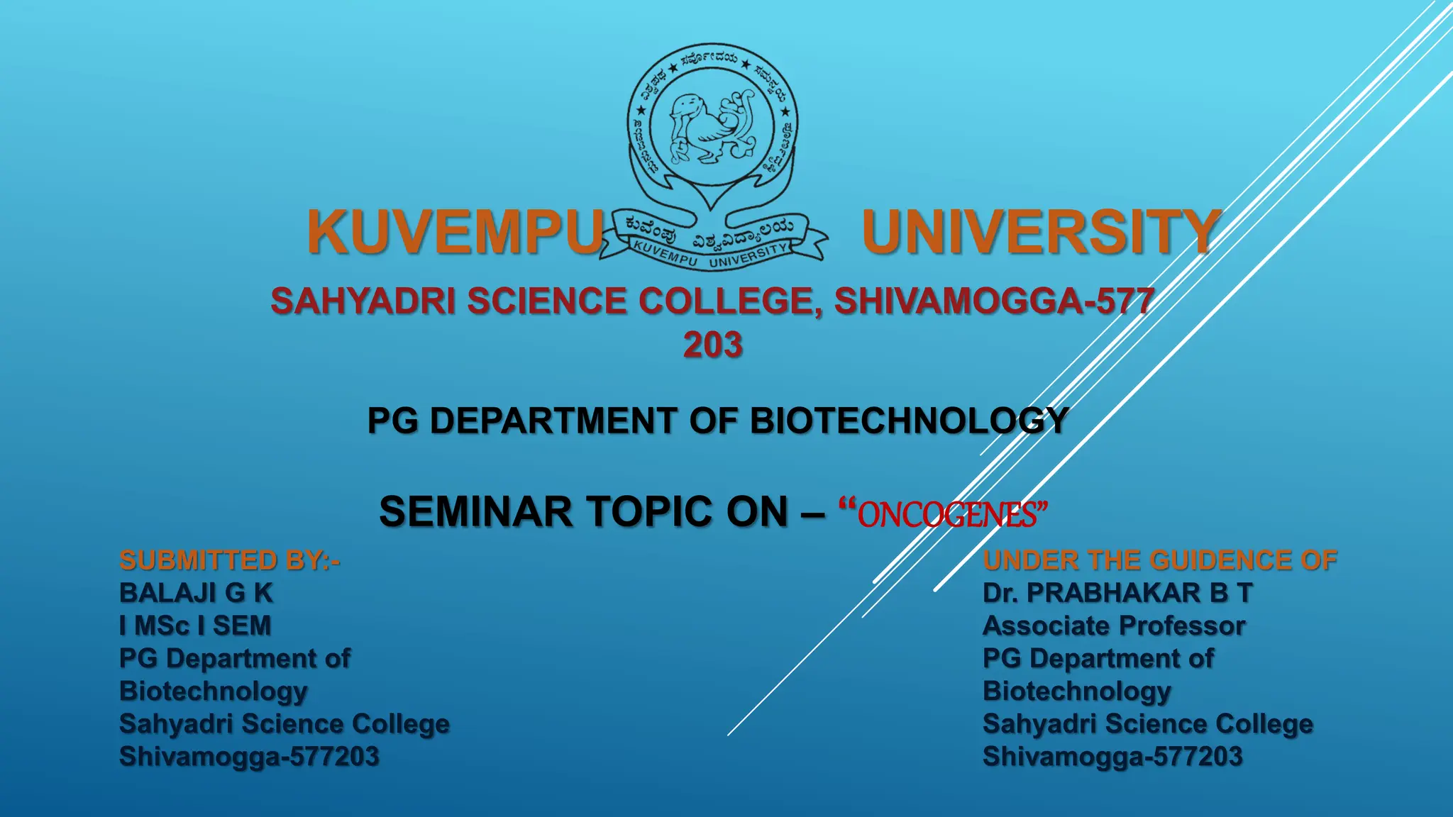 Oncogenes and proto oncogenes , cancer related topic | PPTX