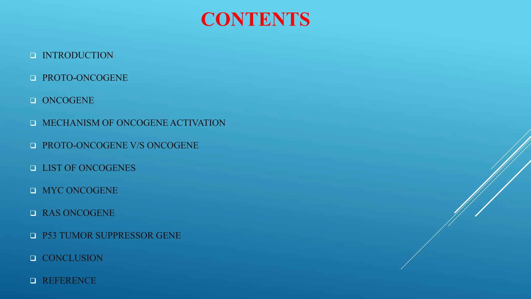 Oncogenes and proto oncogenes , cancer related topic | PPTX