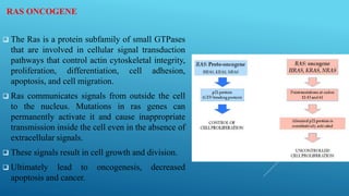 Presentation on oncogene with respect to cancer | PPTX