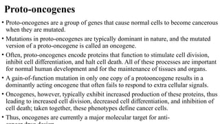 Oncogenes and cancer biology in humans.pptx