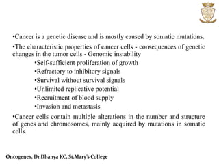 Microbiology:Oncogenes | PPTX