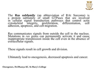 Microbiology:Oncogenes | PPTX