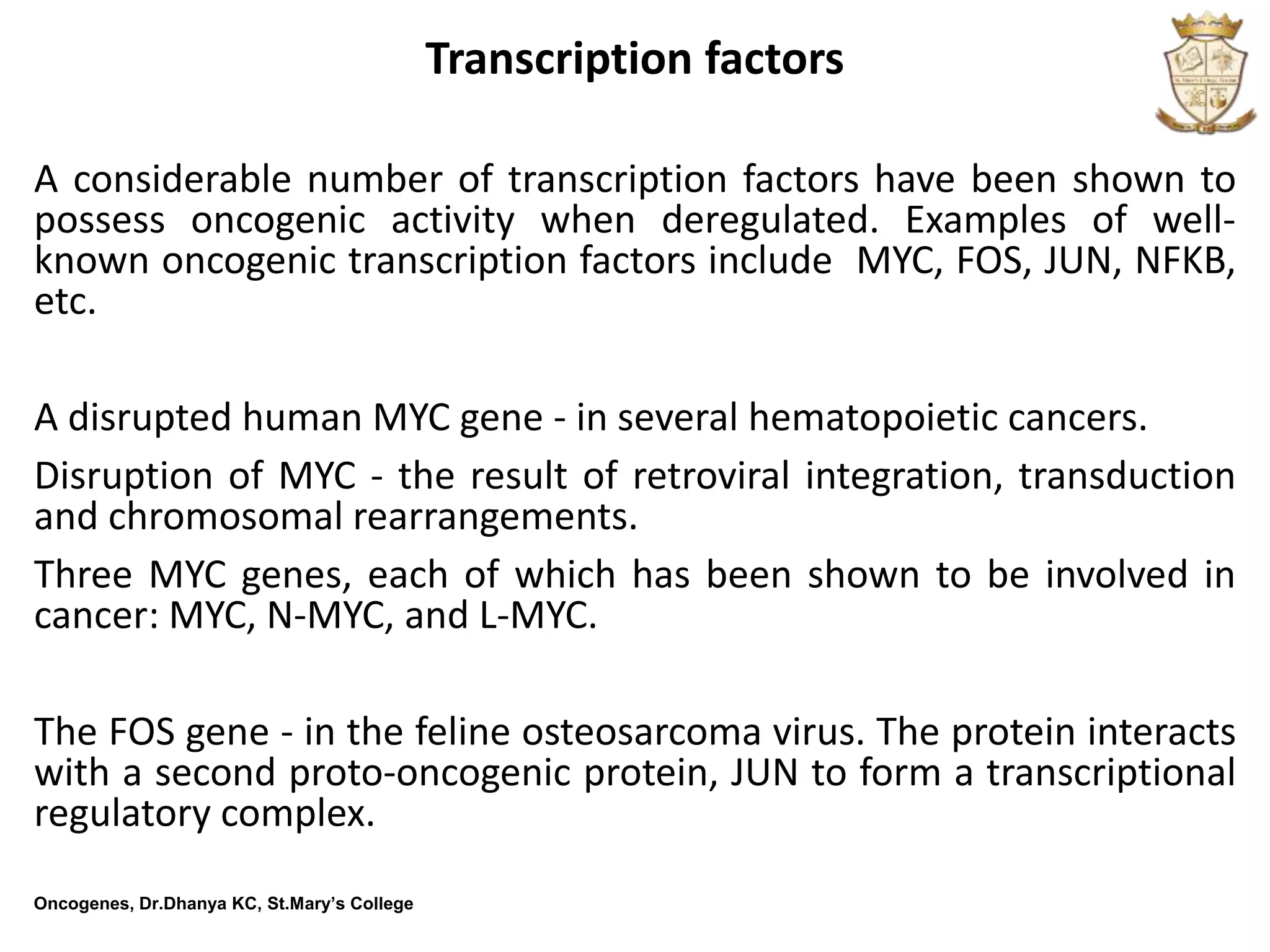 Oncogenes | PPTX