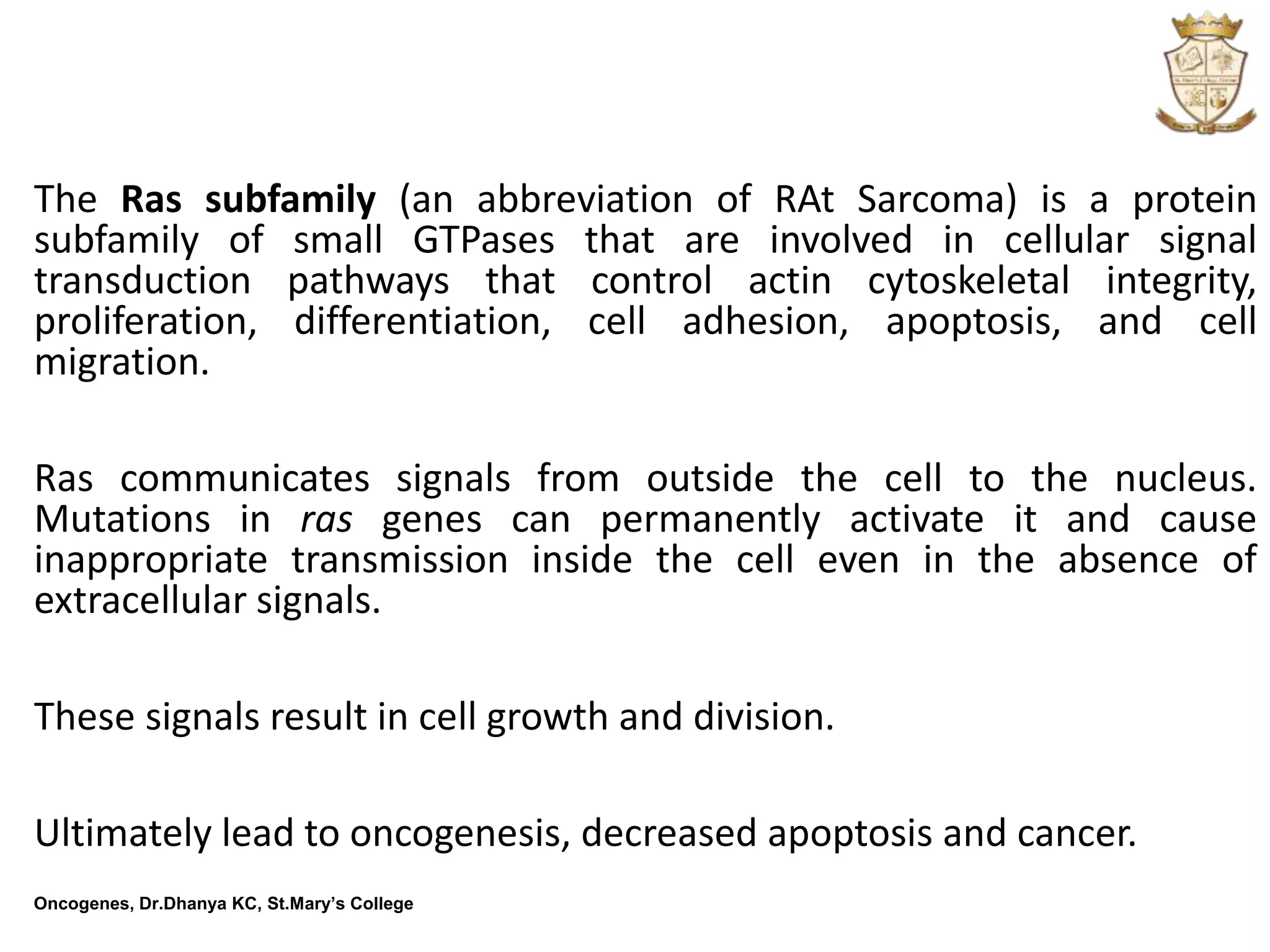 Oncogenes | PPTX