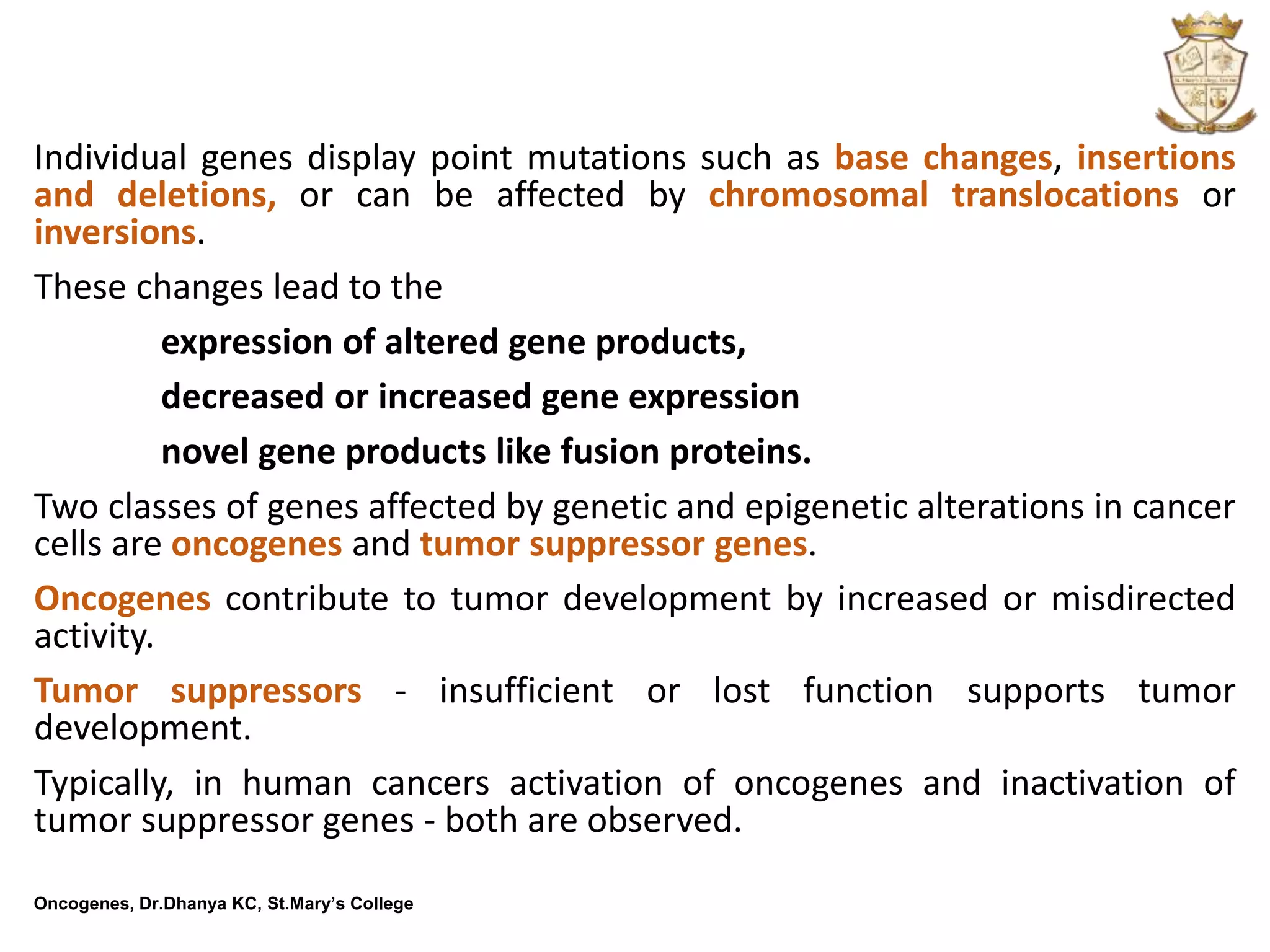 Oncogenes | PPTX