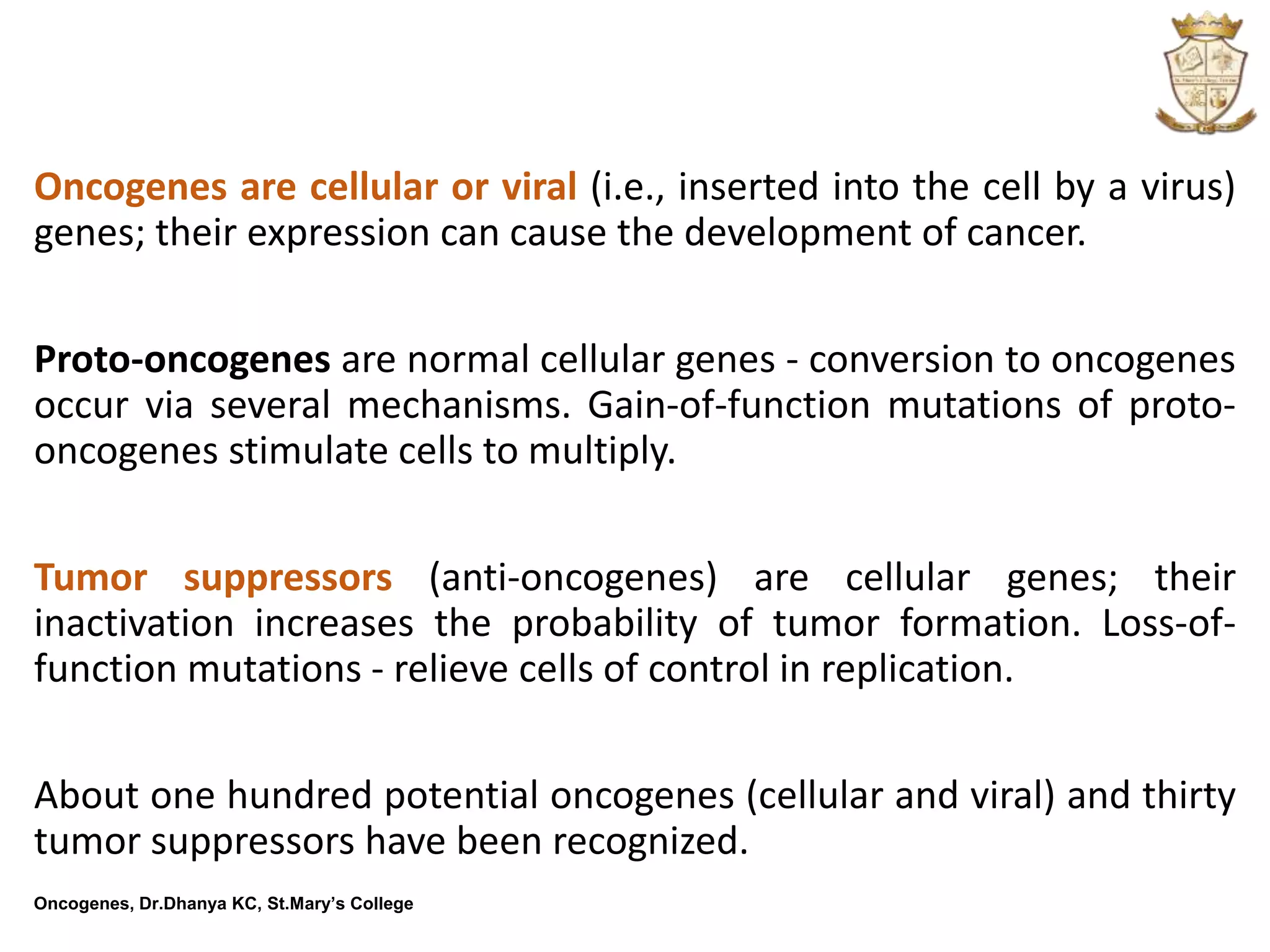 Oncogenes | PPTX