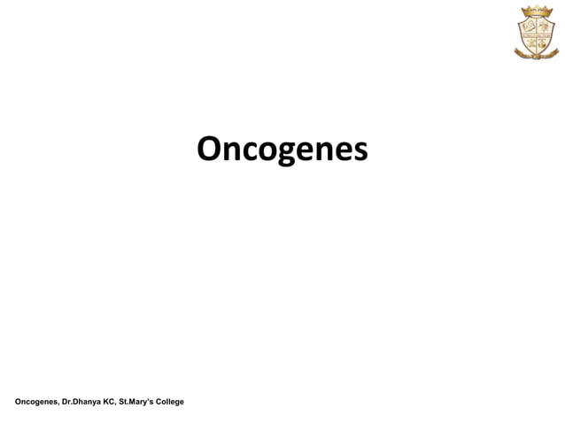 Oncogenes | PPTX
