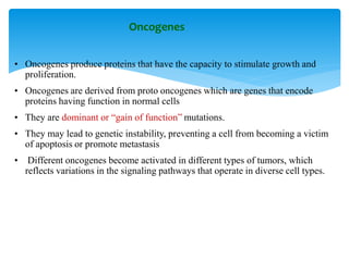 Oncogenes | PPTX | Cancer | Diseases and Conditions