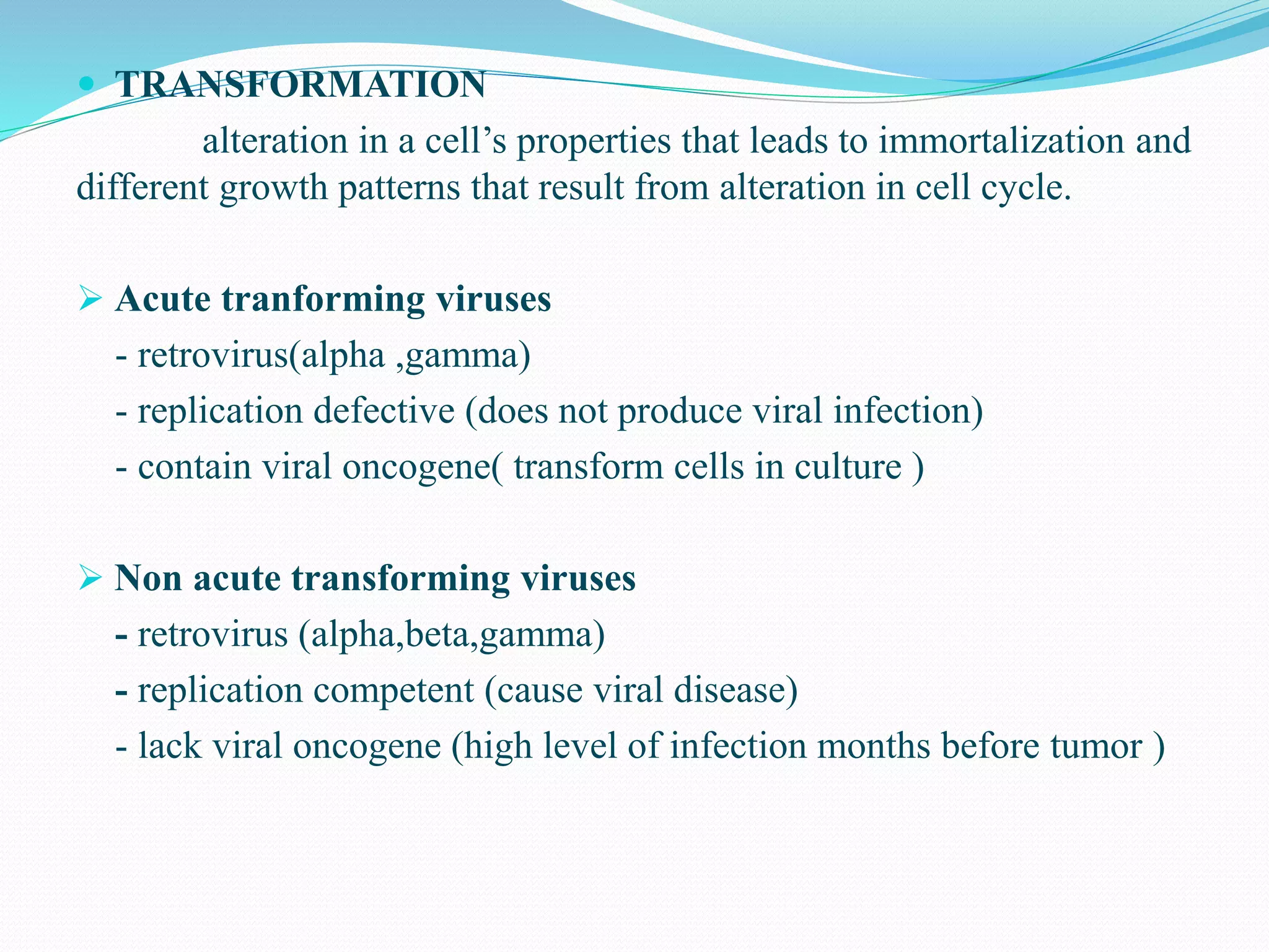 Oncogenesis | PPTX